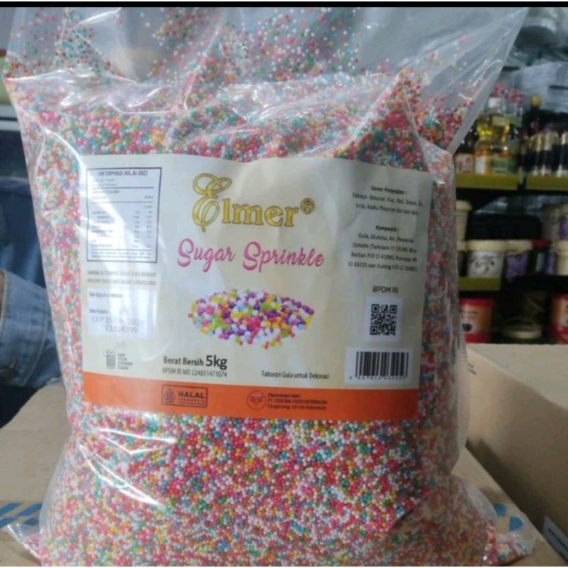Jual BELI BANYAK LEBIH MURAH 5 KG SPRINKLE ELMER SPRINGKEL 5KG DAN 10KG ...