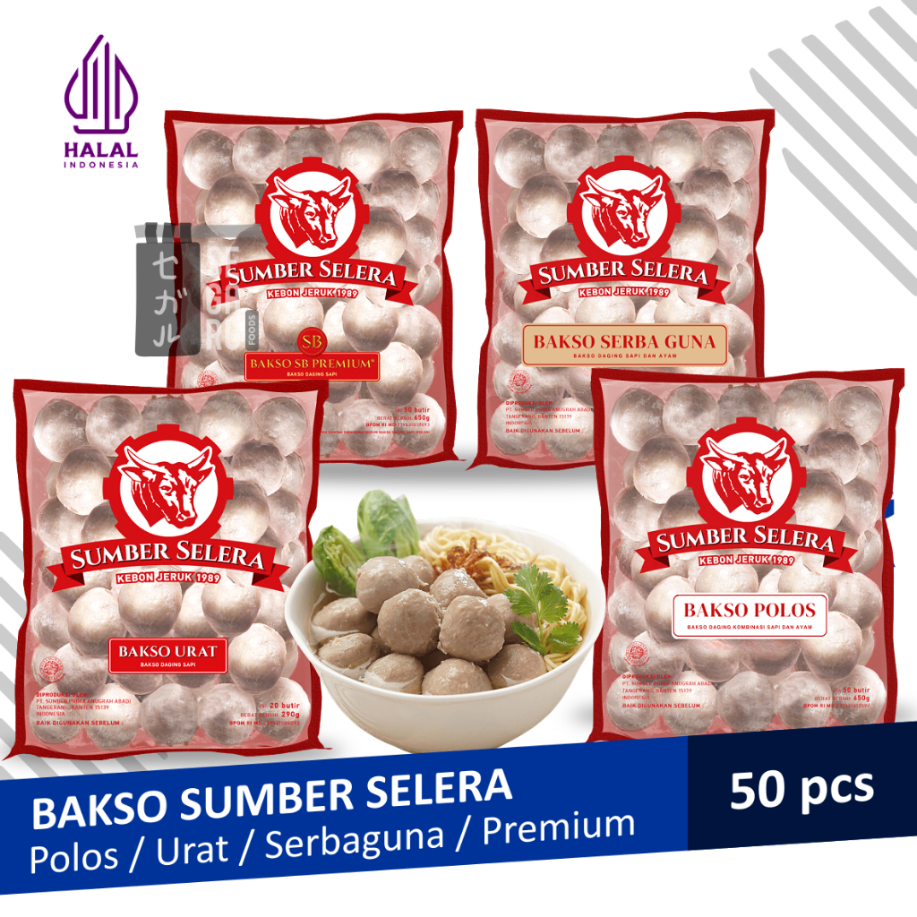Jual Sumber Selera Bakso Sapi Polos / Serbaguna / Premium isi 50 ...