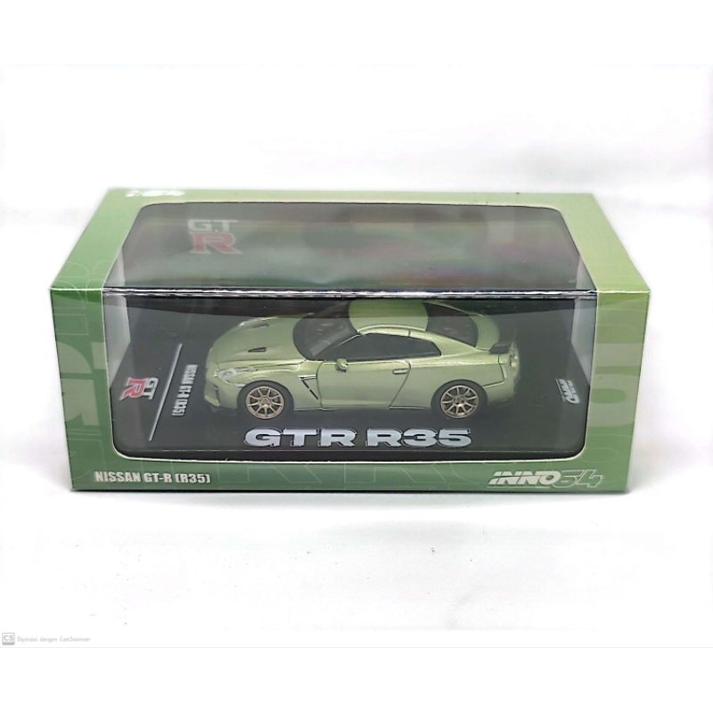 Jual INNO64 Nissan Skyline GT-R R35 Millennium Jade | Shopee Indonesia