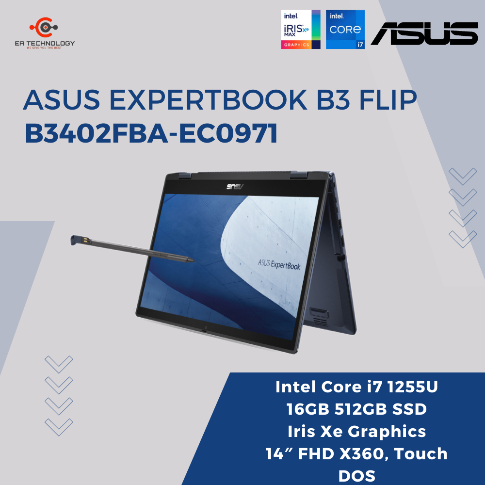 Jual ASUS Expertbook B3 Flip B3402FBA-EC0971 i7-1255U 16GB 512SSD ...