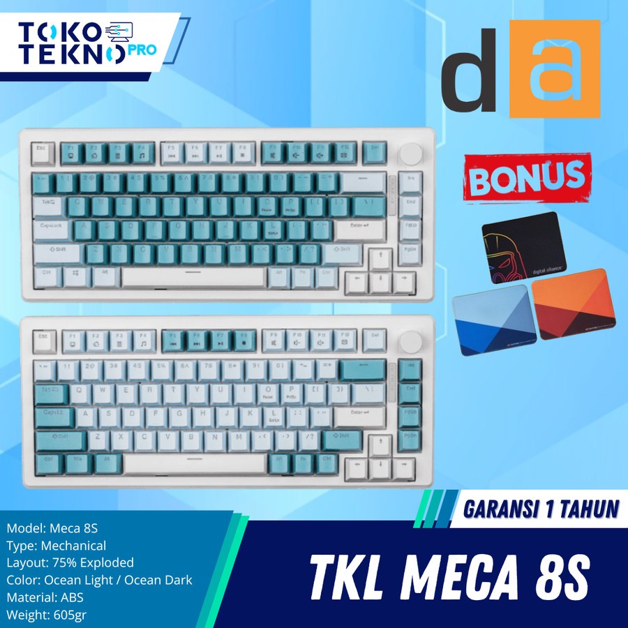 Jual Digital Alliance / DA Meca 8s Mechanical Gaming Keyboard 75% ...