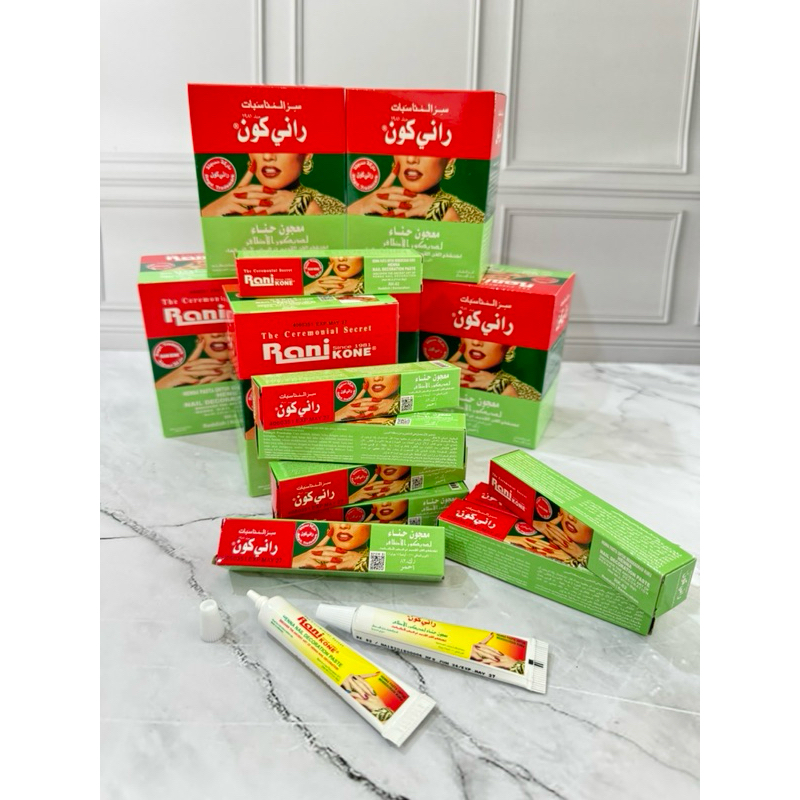 Jual Hena Henna Pacar Kuku Rani Cone Original 100% Oleh Oleh Haji dan ...