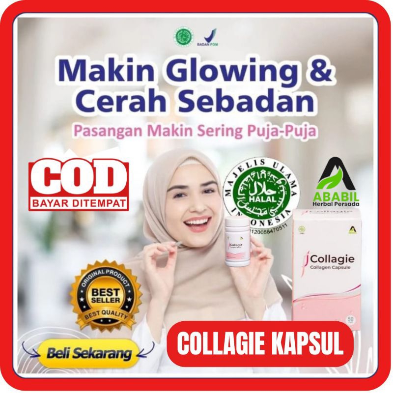 Jual [𝗔𝗚𝗘𝗡 𝗥𝗘𝗦𝗠𝗜] 𝗖𝗢𝗟𝗟𝗔𝗚𝗜𝗘 𝗖𝗢𝗟𝗟𝗔𝗚𝗘𝗡 𝗞𝗔𝗣𝗦𝗨𝗟 - COLLAGEN KAPSUL ISI 50 ...