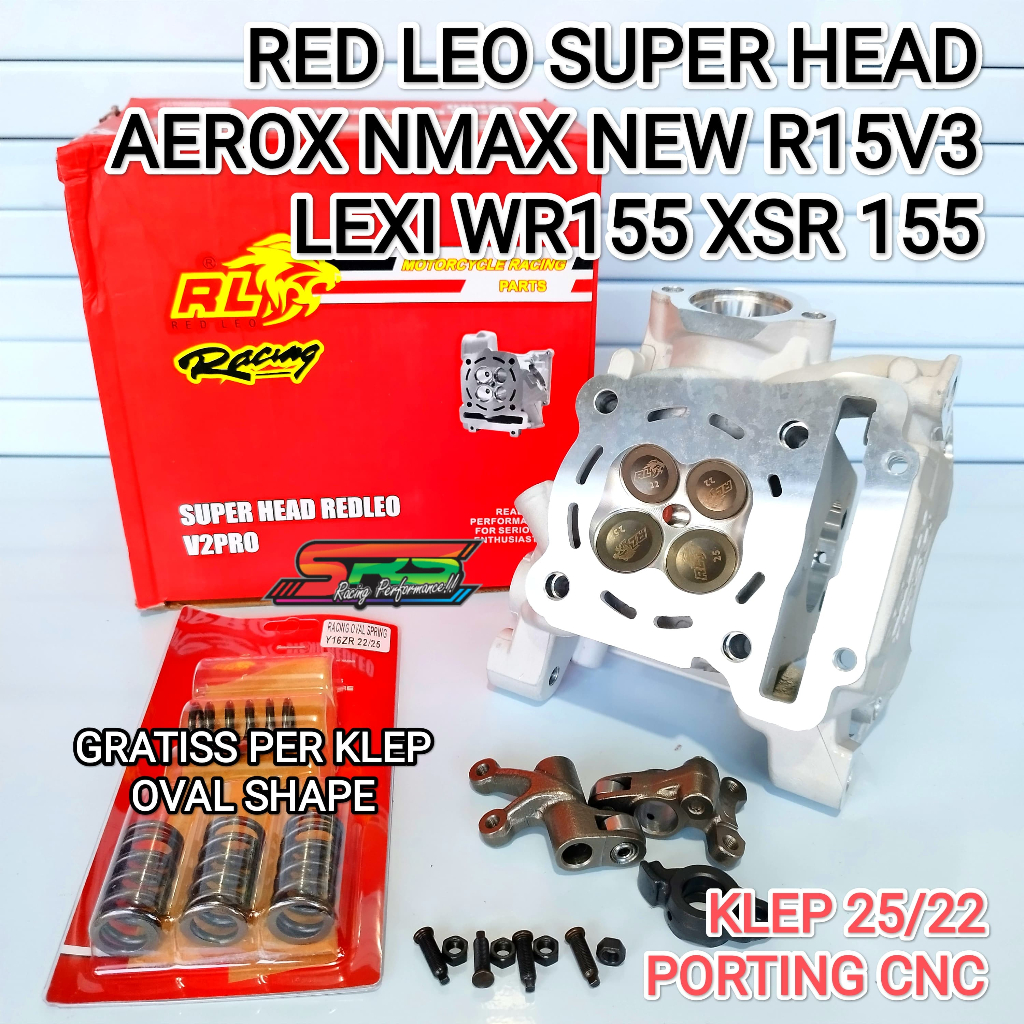 Jual Superhead Red Leo 25/22 24/21 R15v3 Aerox old/new Nmax New Lexi ...