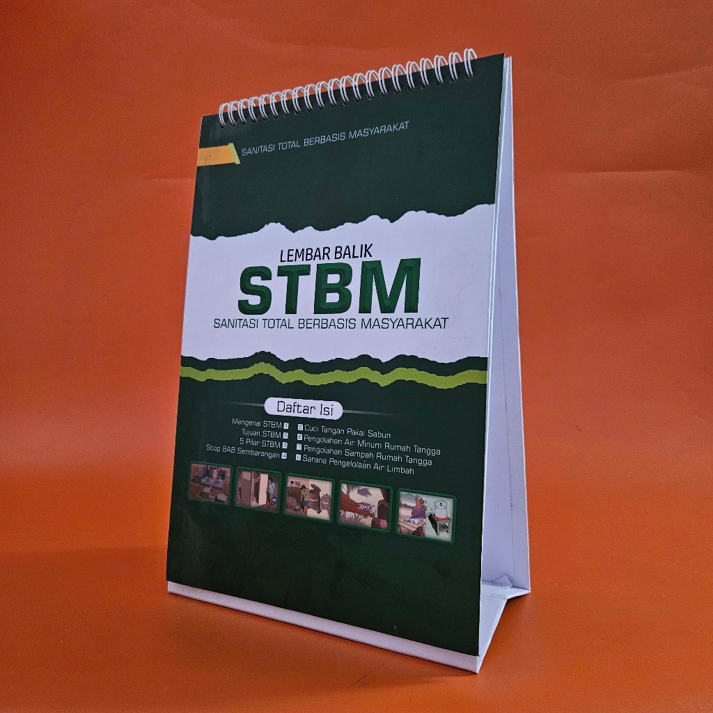Jual Buku Lembar Balik STBM, Lembar Balik Sanitasi, Lembar Balik 5 ...