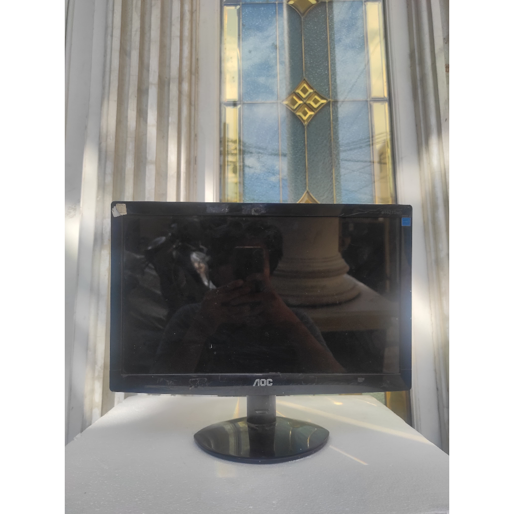 Jual Monitor AOC 16Inch//Monitor Nyala Layar Rusak//Monitor Berkualitas ...