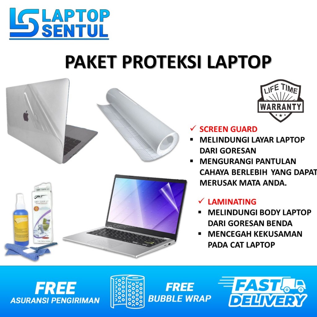 Jual PAKET PROTEKSI LAPTOP FULL BODY TERPASANG PROMO KHUSUS PEMBELIAN ...