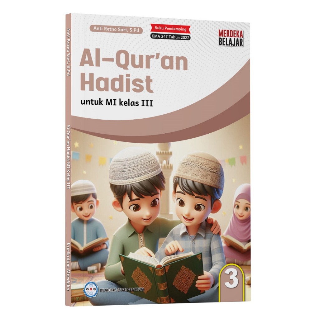 Jual Buku Pendamping Al-Qur'an Hadist Untuk Madrasah Ibtidaiyah (MI) Kelas 3 KMA 347 2022 - PT ...