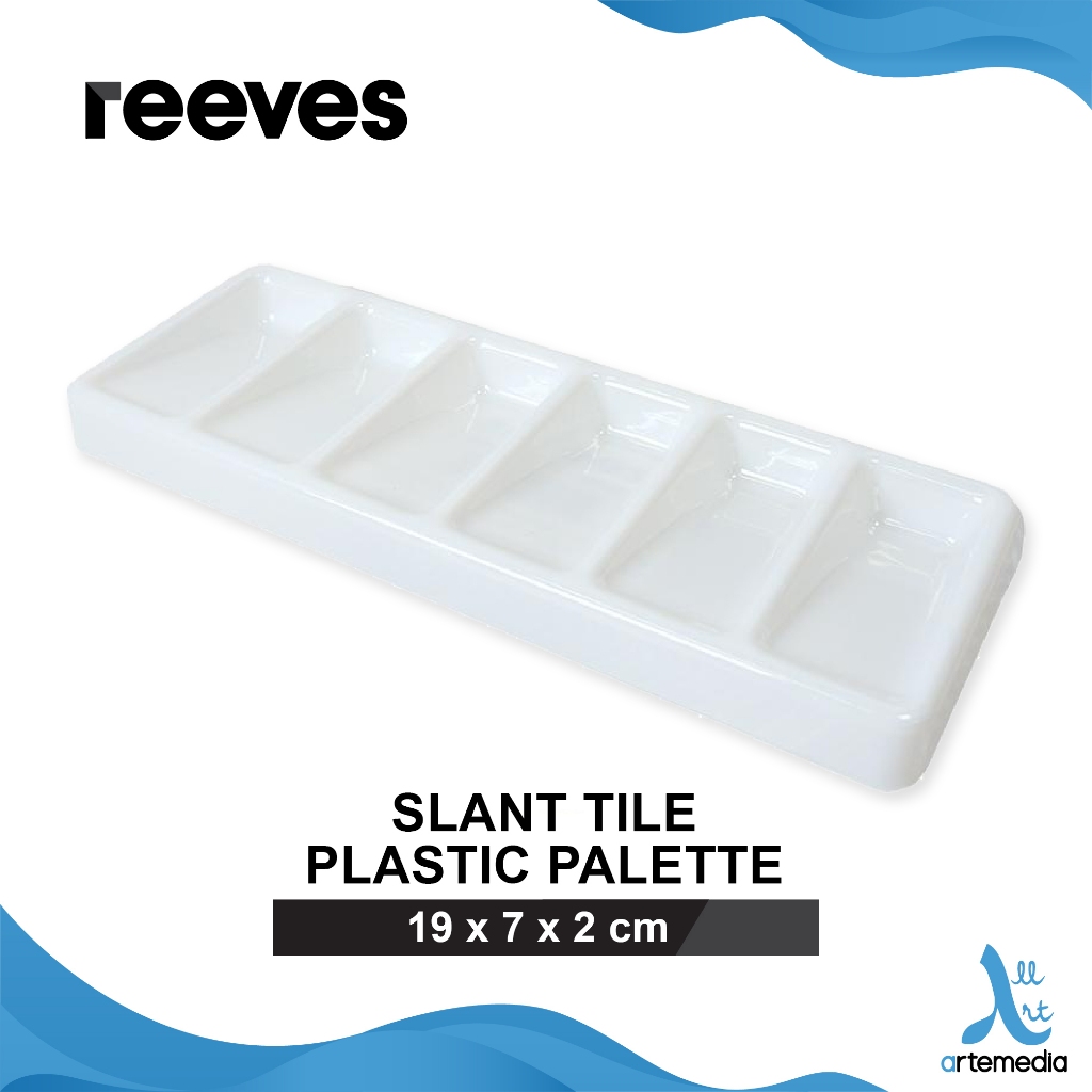 Jual Palet Lukis Reeves Slant Tile Plastic Paint Palette | Shopee Indonesia