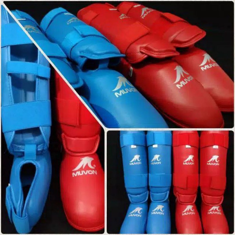 Jual Foot Protector Shin Guard Dekker Karate Muvon BASIC dan PRO SERIES ...