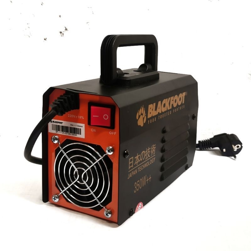 Jual Blackfoot Mesin Travo Las Trafo Inverter 350 Watt IGBT MMA 120 A | Shopee Indonesia