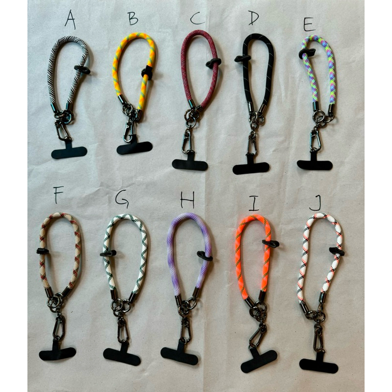 Jual Hand Strap Handphone Tali pendek Lanyard HP serat Nylon gantung ...