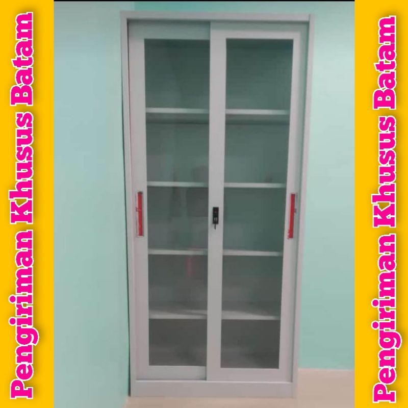 Jual LEMARI BESI KANTOR V747(85x39x180CM) Lemari buku/Lemari dokumen ...