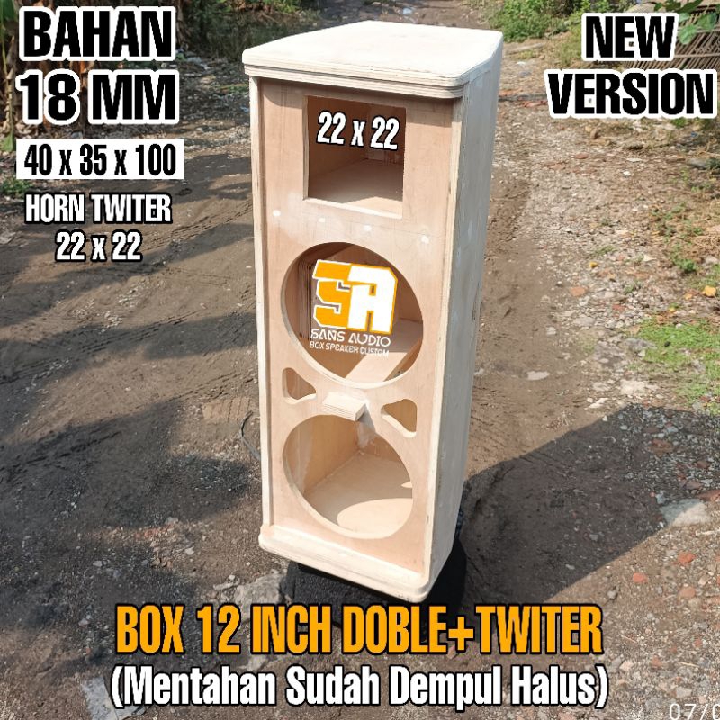 Jual Box speaker 12 inch doble plus twiter new | Shopee Indonesia
