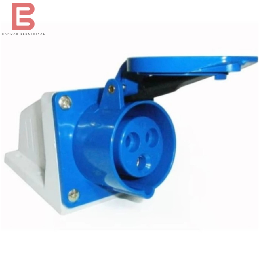Jual Wall Socket Mounting 3 PIN 16A 113 IP44 Fort | Shopee Indonesia