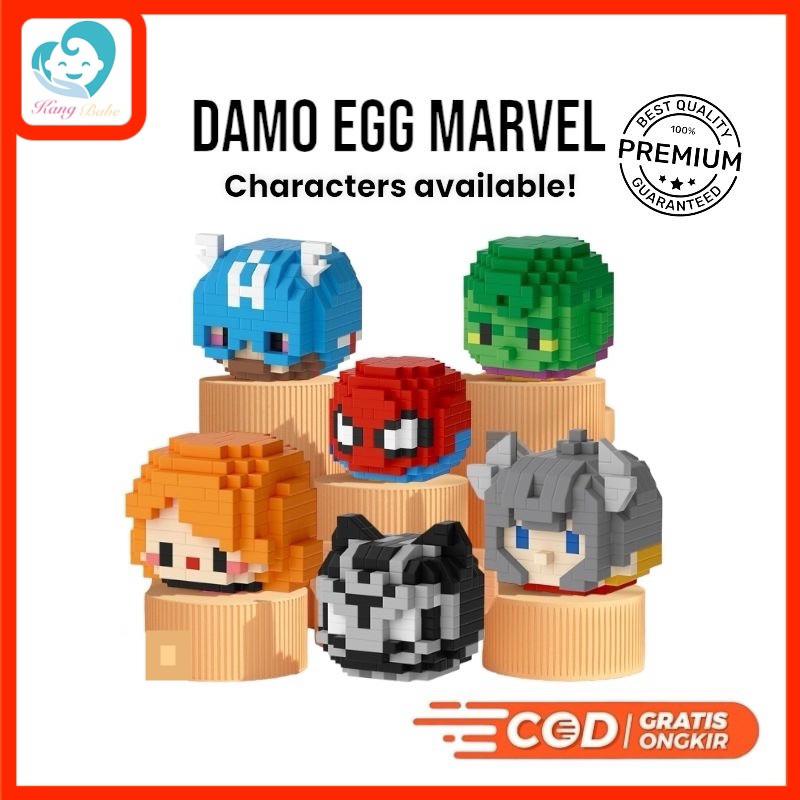 Jual Nano Bricks Block shio Superhero The Avengers EGG brick Balok ...