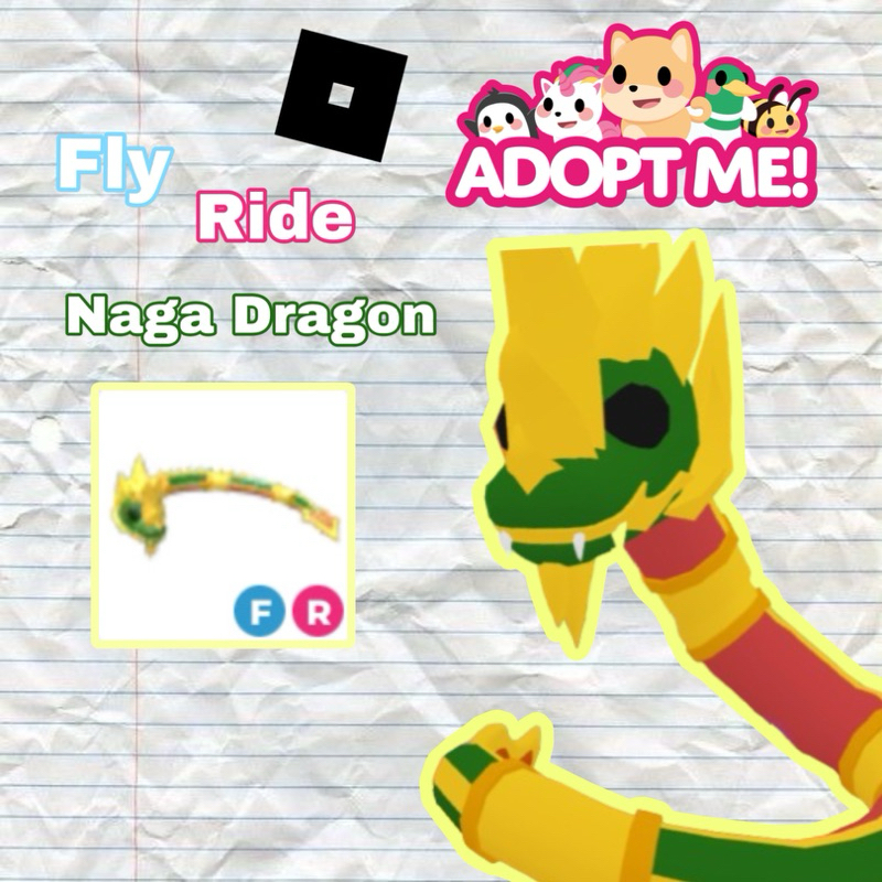 Jual Fly Ride Naga Dragon Adopt me Roblox Murah - Naga Dragon adopt me ...