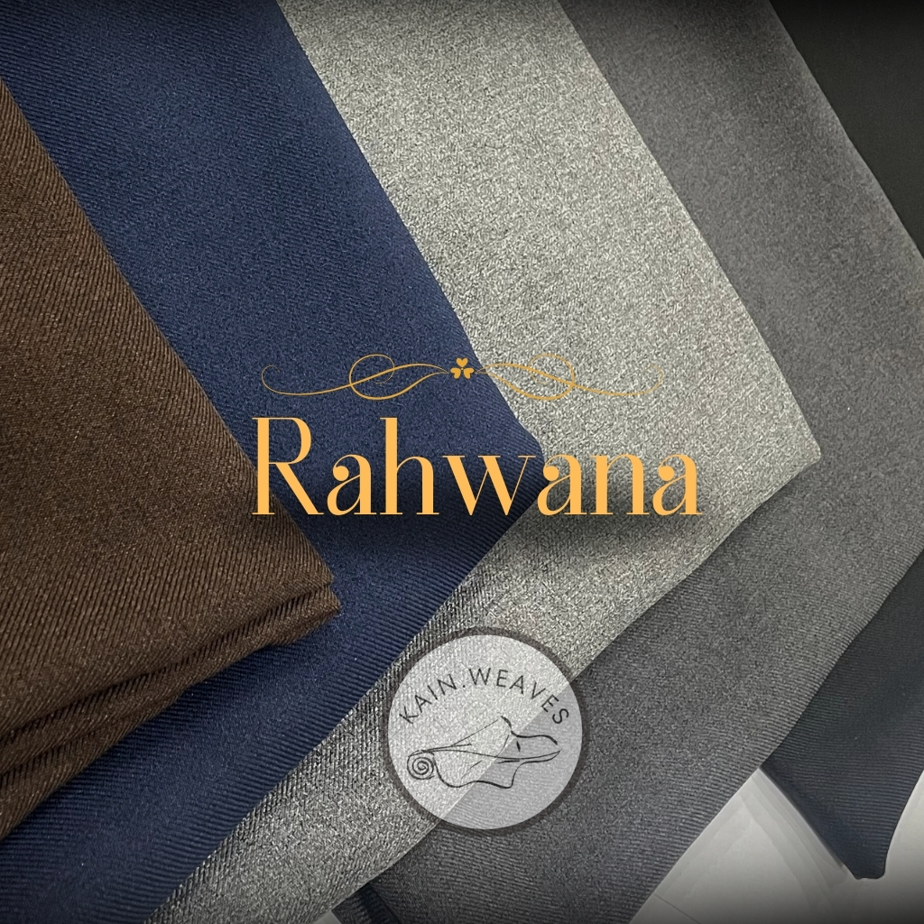 Jual Kain Bahan Rok, Blus, Celana Semi Woll Polos 0.5 Meter RAHWANA ...