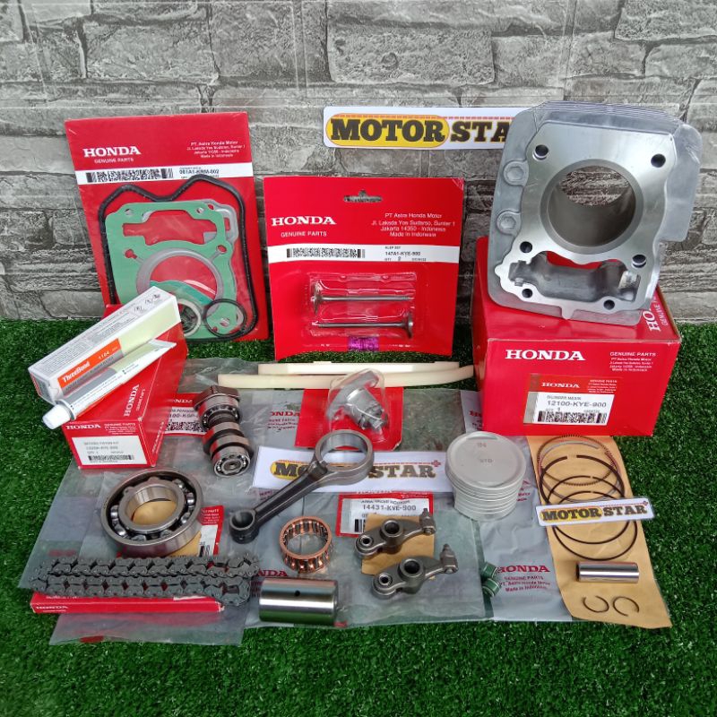 Jual Paketan FUL SET Blok Seher MEGAPRO NEW/VERZA/MEGA PRO MONO SHOCK ...