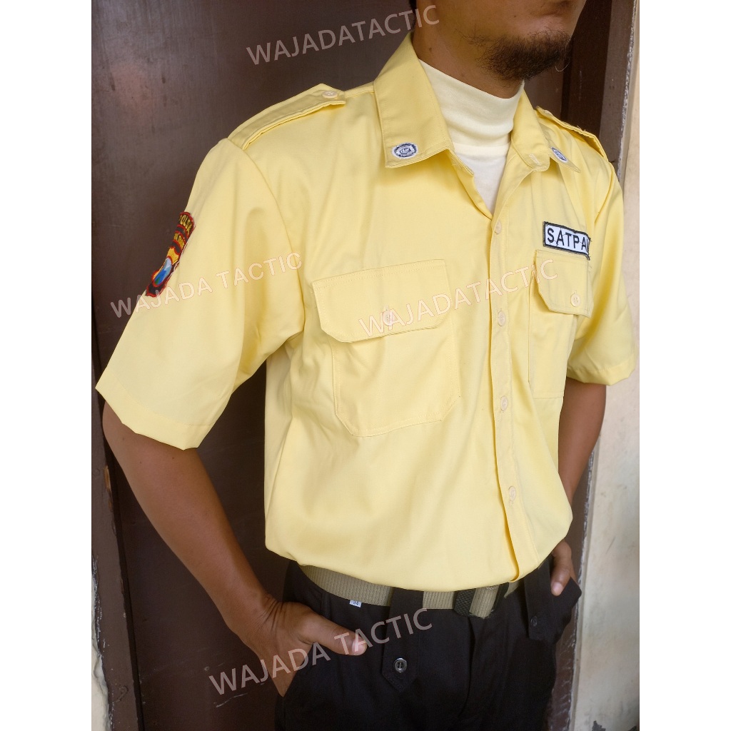 Jual Atasan Kemeja Seragam PDH Satpam - Kemeja Baju Seragam PDH ...
