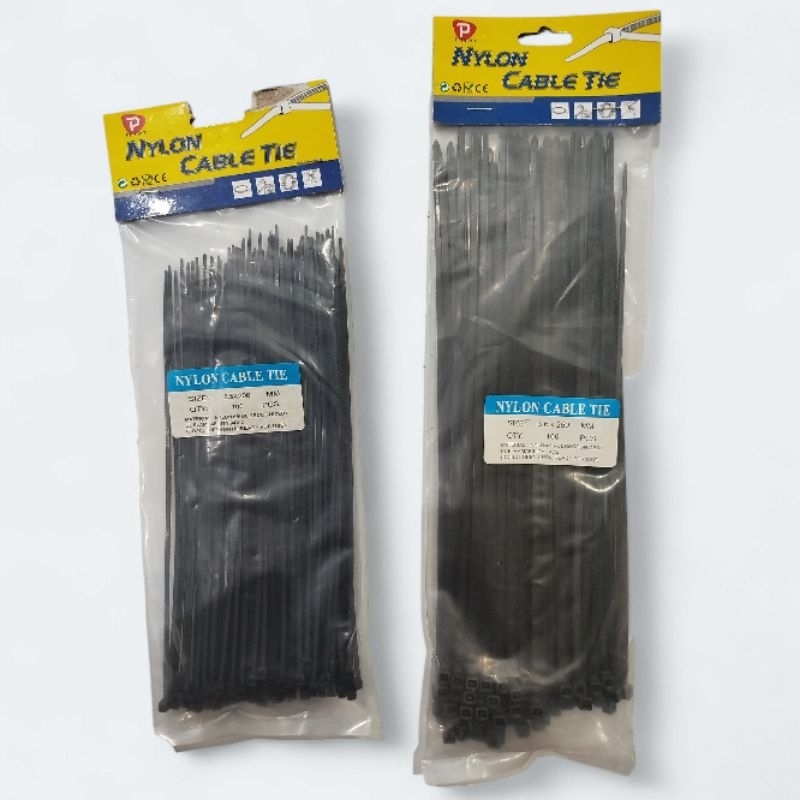 Jual Cable Ties Warna Hitam / Kabel Pengikat 100PCS Uk. CABLE TIES ...