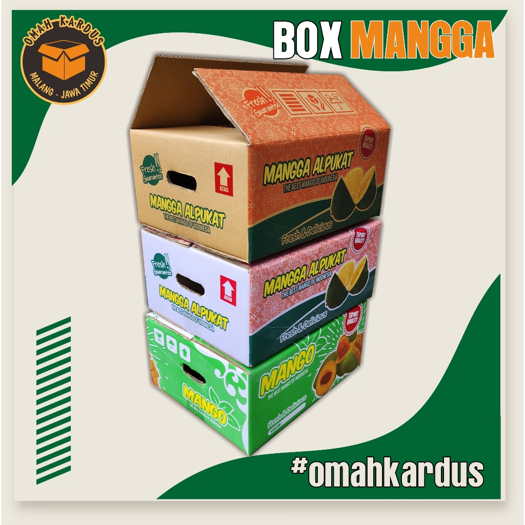 Jual kardus Box Mangga 34x26x16 cm + sekat isi 12 | Box mango | box ...
