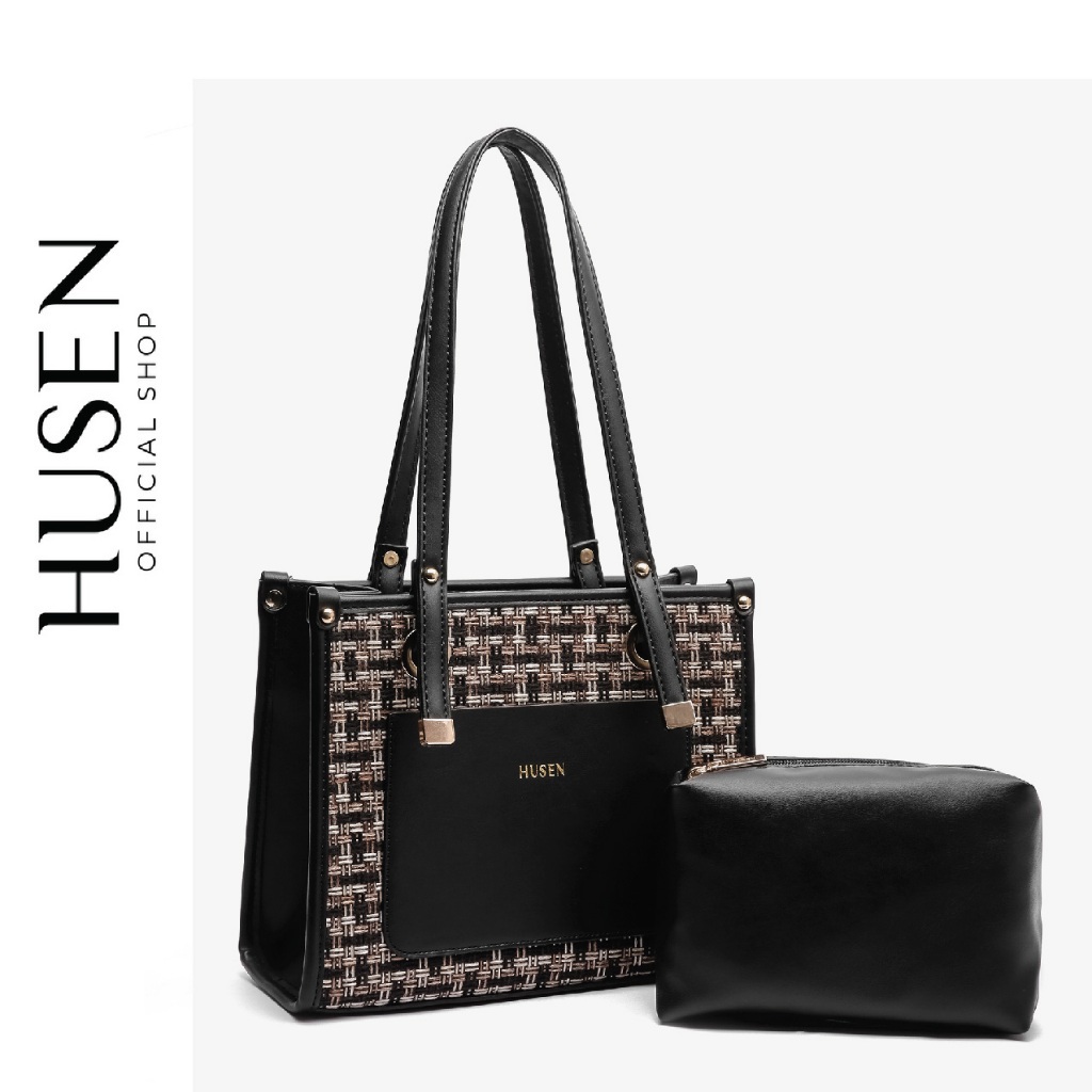Jual HUSEN Tas Tote Bag Wanita Kulit Tas Bahu Kuliah - Victoria ...