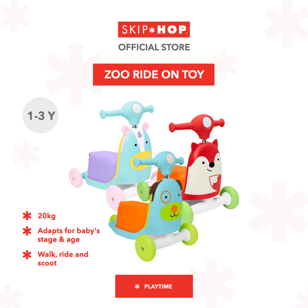 Jual Skip Hop 3-in-1 Ride On Toy - Mainan Interaktif Sebagai Walker ...