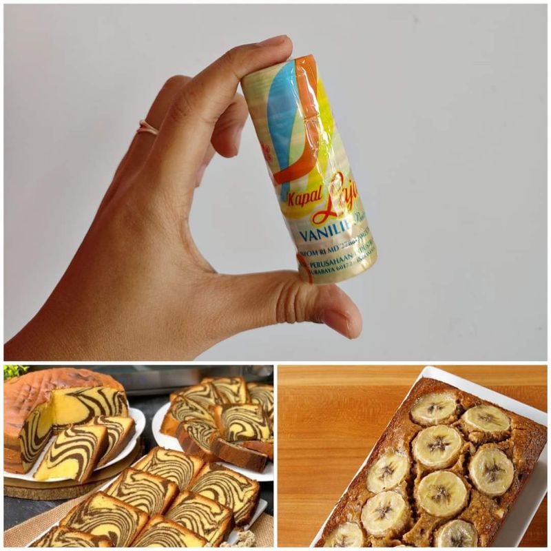 Jual Vanili bubuk essence perasa vanili cap kapal lajar/layar 6pcs ...