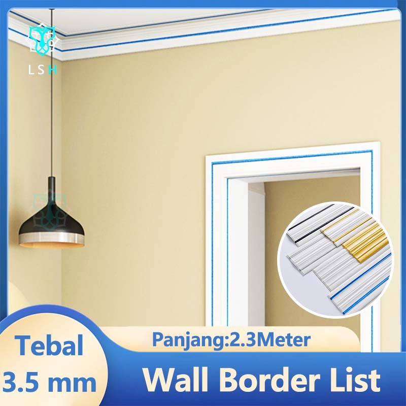 Jual List Foam Wallpaper Foam 3D List Wall Border List 2.3 Meter ...