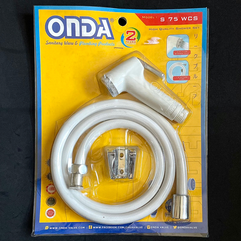 Jual shower bidet / jet shower / jet shower onda s75wcs / shower toilet ...