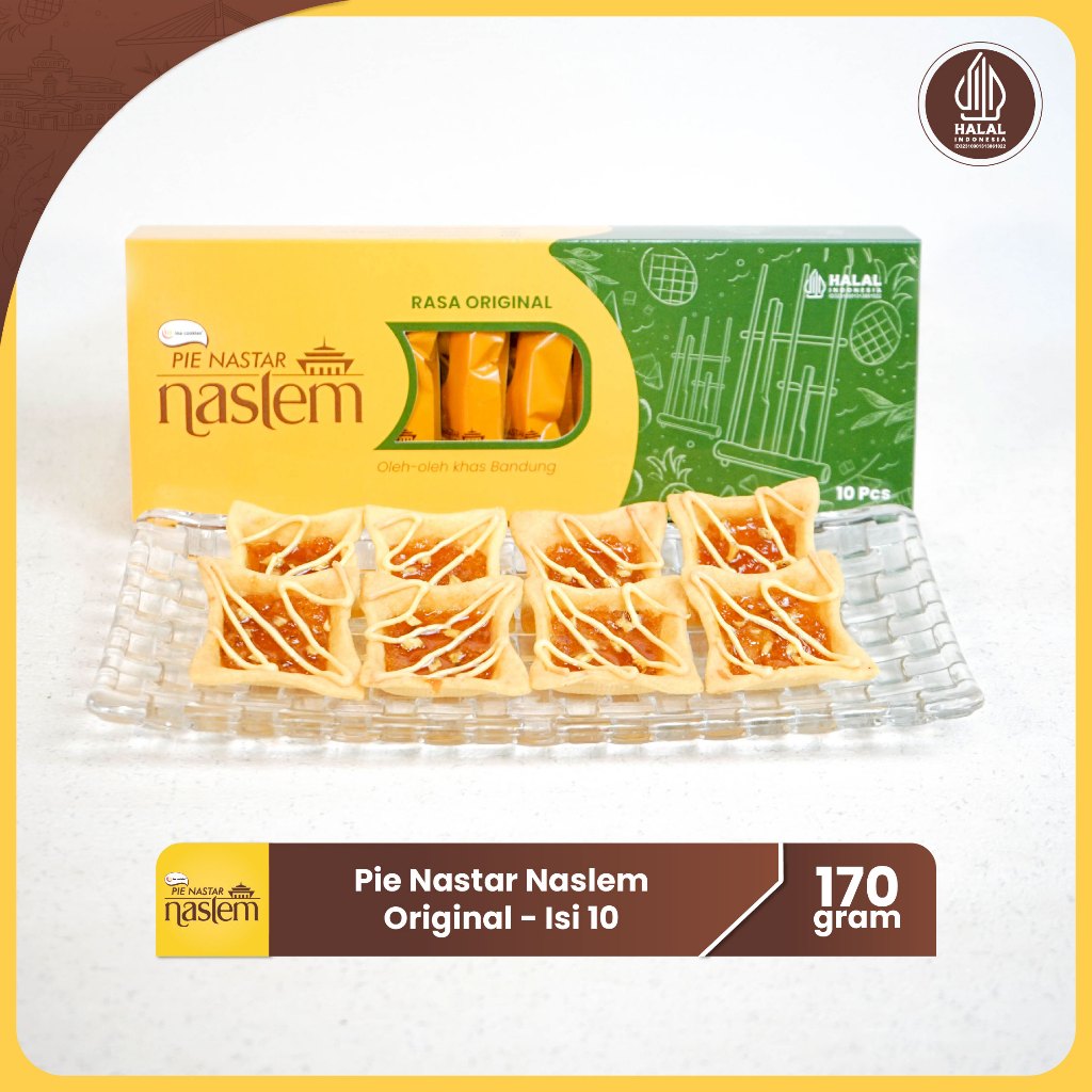 Jual Pie Nastar Naslem Original isi 10 pcs Oleh-Oleh Bandung by Ina ...