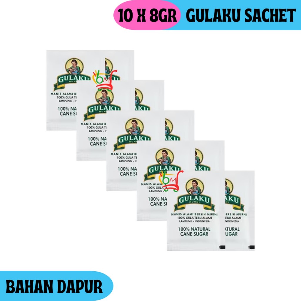Jual 10PCS Gulaku Sachet Kemasan 8gr Gulaku Putih | Shopee Indonesia