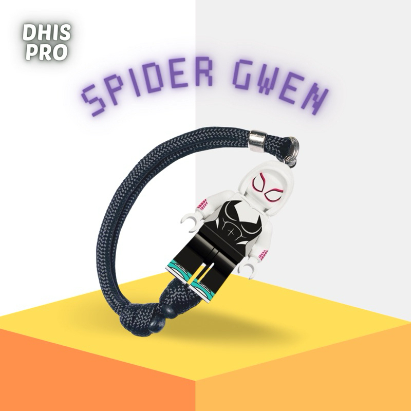Jual Dhis Project Gelang LEGO Minifigure Spider Gwen Stacy Across The ...
