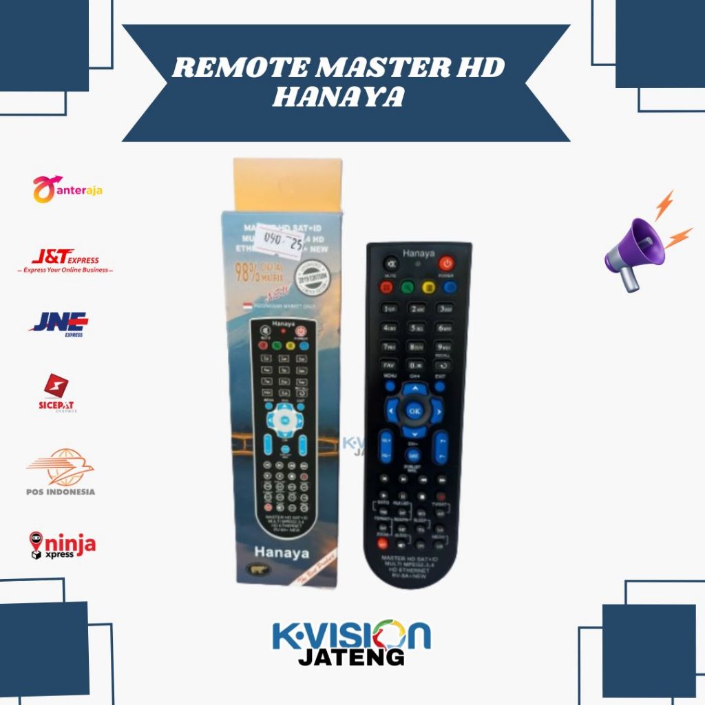 Jual REMOTE MULTI RECEIVER MASTER HD HANAYA | Shopee Indonesia
