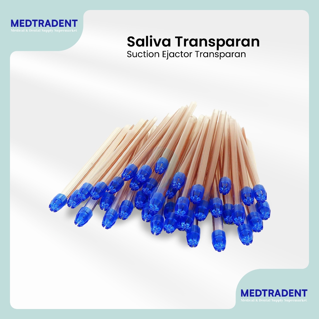 Jual Medtradent - Saliva Transparan / Dental Suction Eceran | Shopee ...