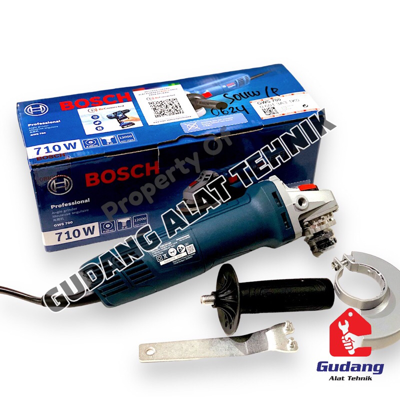 Jual Gerinda Tangan 4" Bosch GWS 700 Gurinda Angle Grinder | Shopee ...