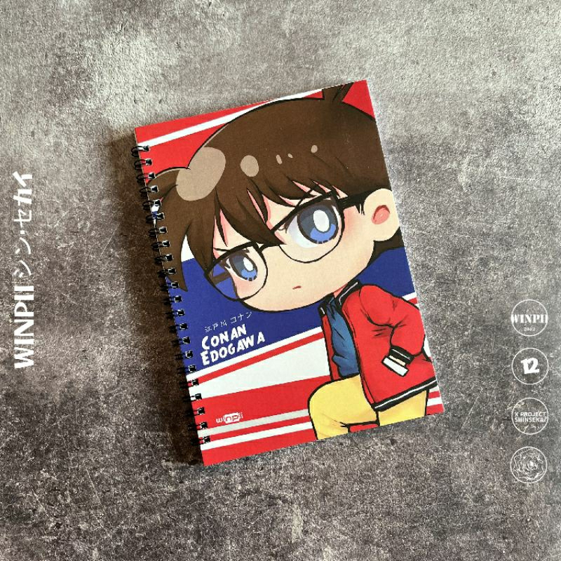 Jual Notebook Edogawa Conan V2 Anime Detective Conan | Shopee Indonesia