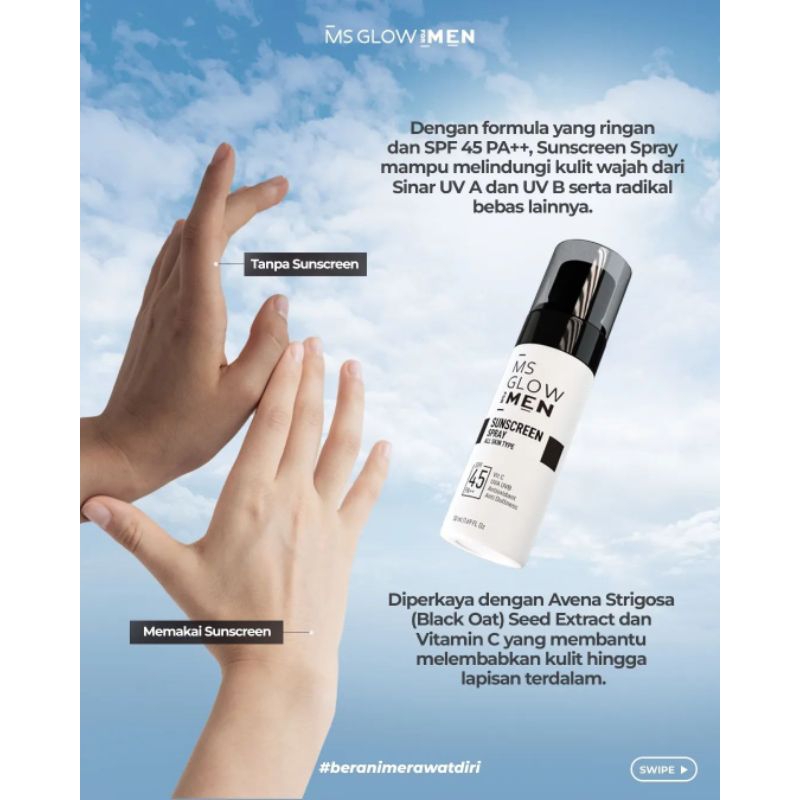 Jual Sunscreen ms glow for men | Shopee Indonesia
