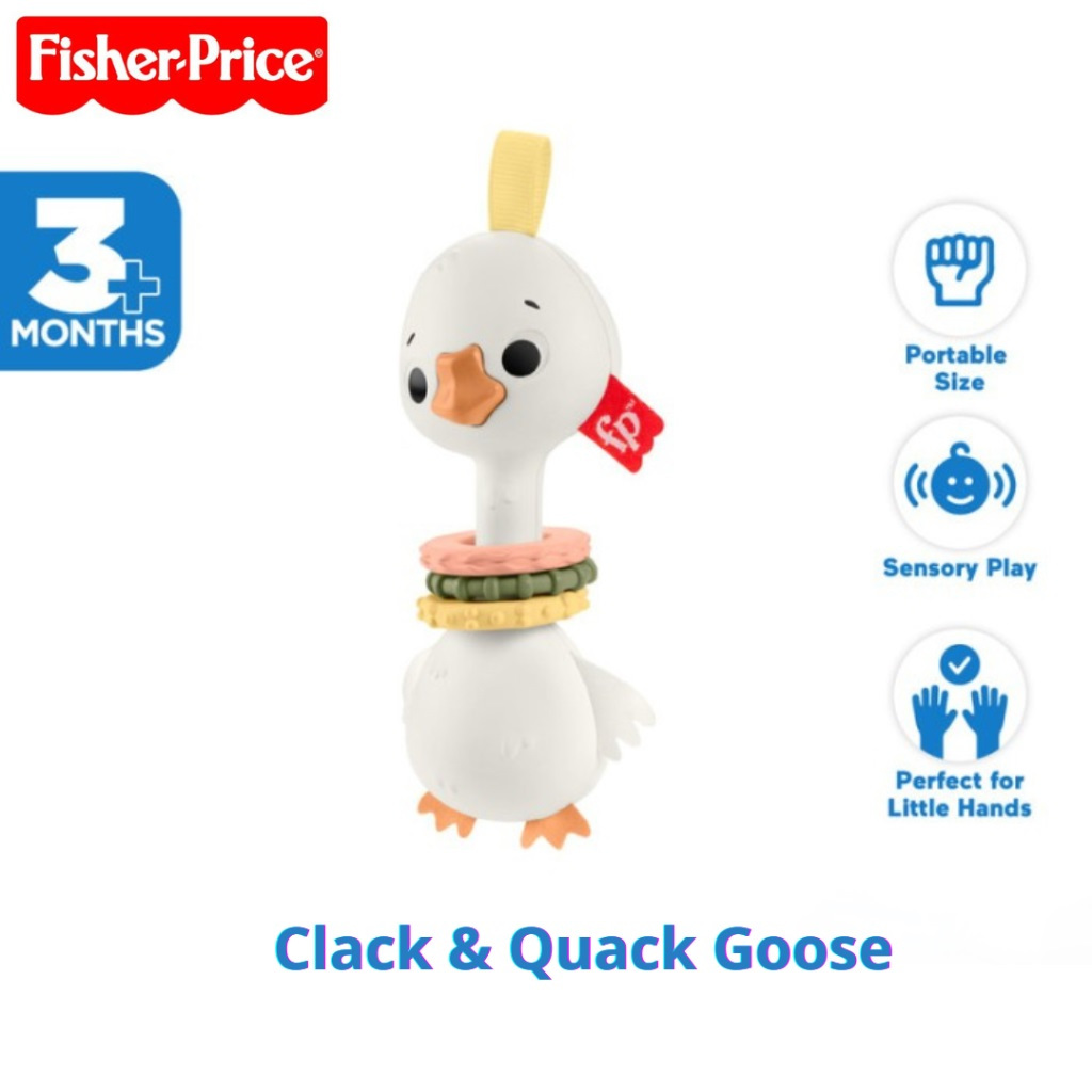 Jual Fisher Price Clack & Quack Goose HRB19 / Rattle / Mainan Bayi ...