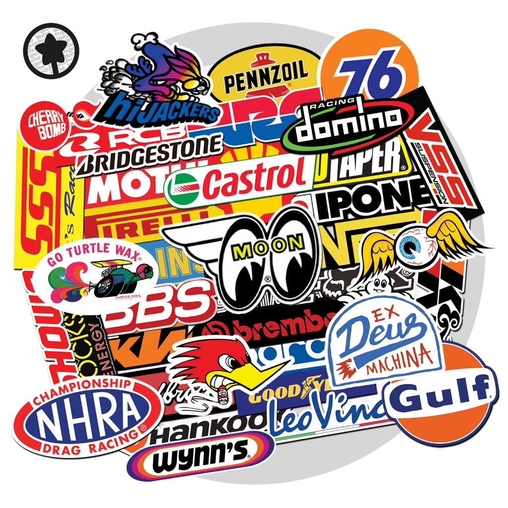 Jual STIKER BALAP RACING | STICKER PACK SPONSOR BRAND VOL. 1 | Shopee ...
