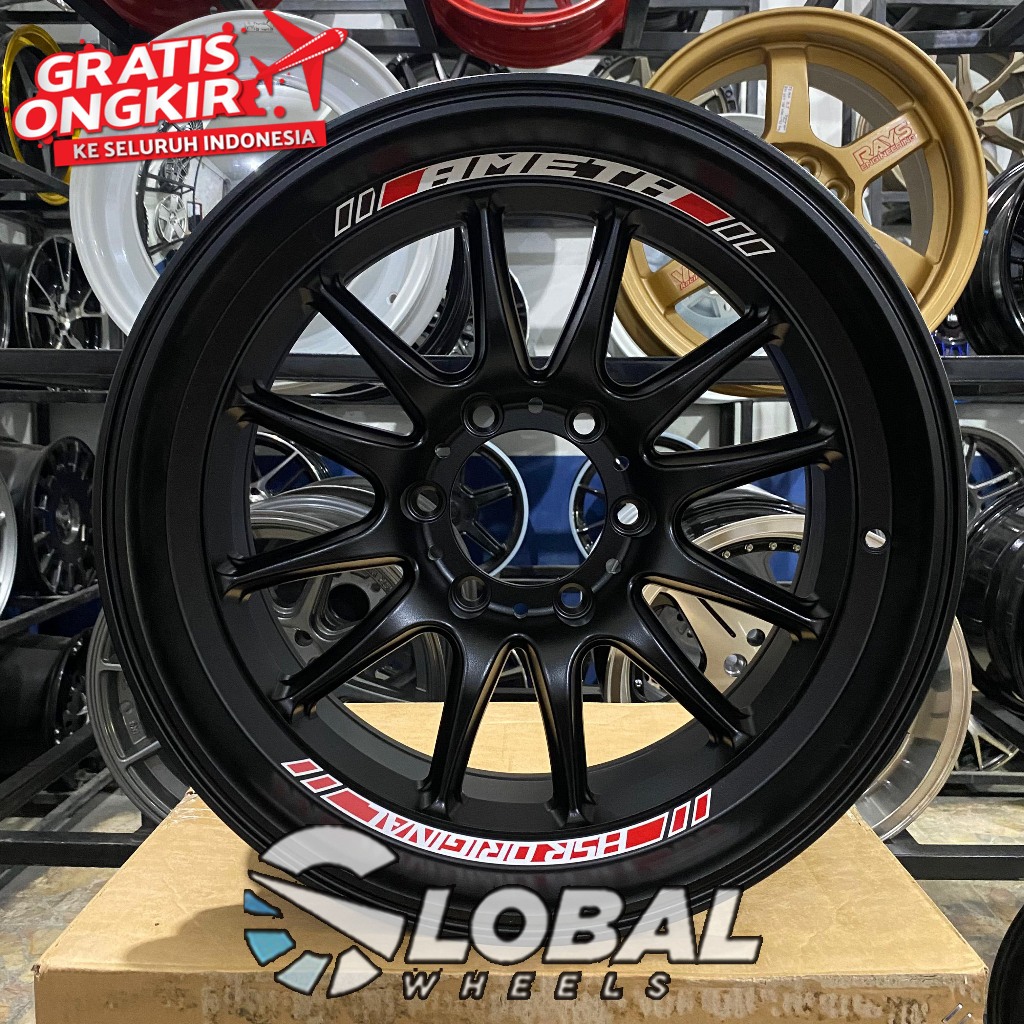 Jual Velg Mobil Jdm HSR Ameth R18 Buat Pajero Fortuner Hilux Triton ...