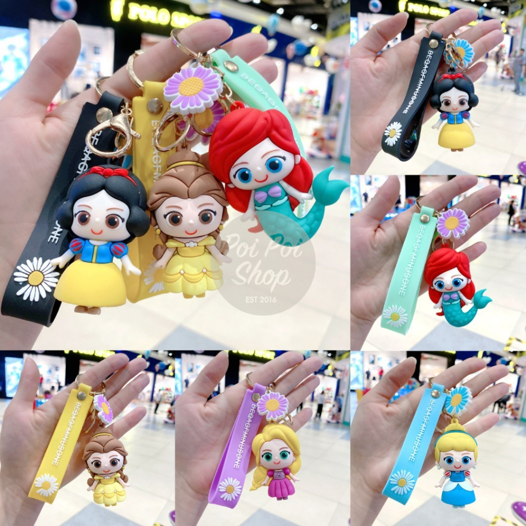 Jual Gantungan Kunci Ganci Keychain Princess Disney Cinderella Snow ...
