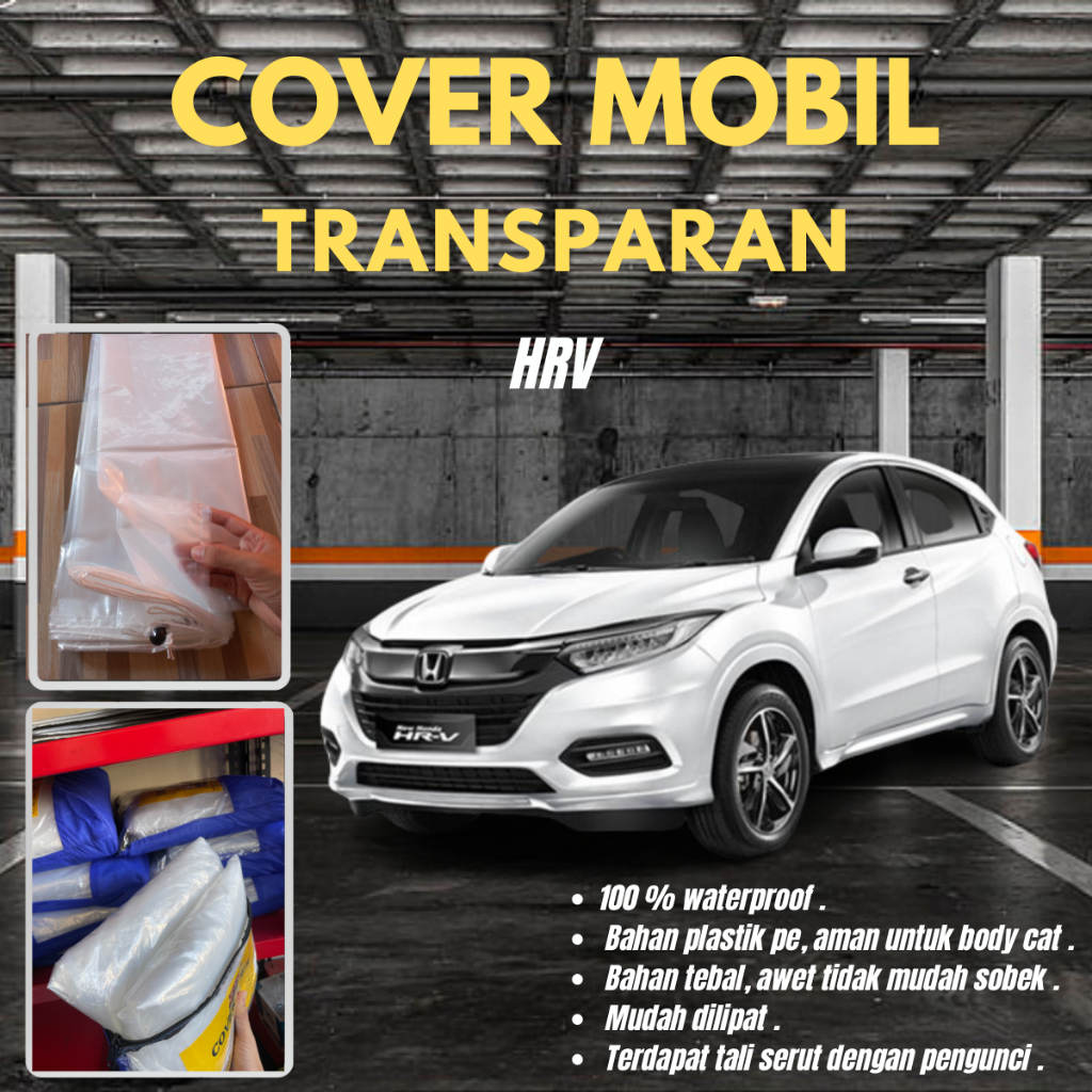 Jual Cover mobil transparan Honda HRV transparan | Shopee Indonesia
