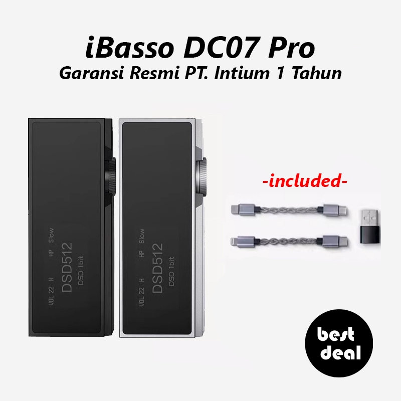 Jual iBasso Audio DC07 PRO Hi-Res USB DAC and Headphone Amplifier Quad Cirrus Logic CS43131 DAC ...