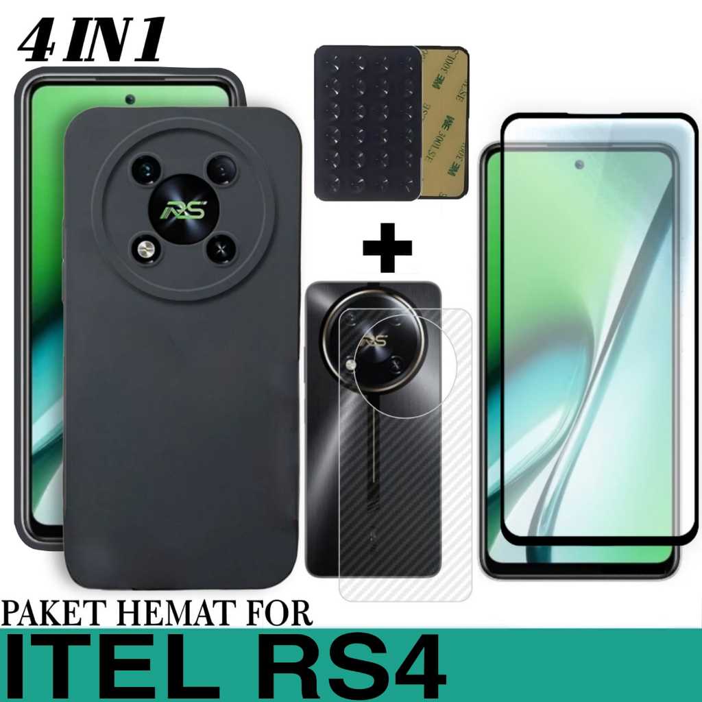 Jual SOFT CASE ITEL RS4 CASE PRO CAMERA FREE TEMPERED GLASS + SKIN ...