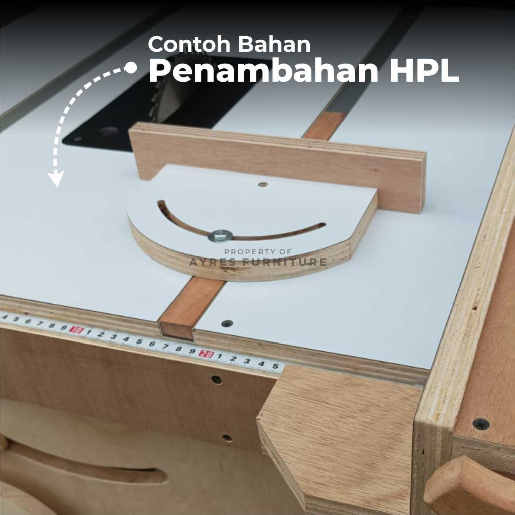Jual Meja potong kayu / Table saw dari Circular Saw Rakitan Plywood ...