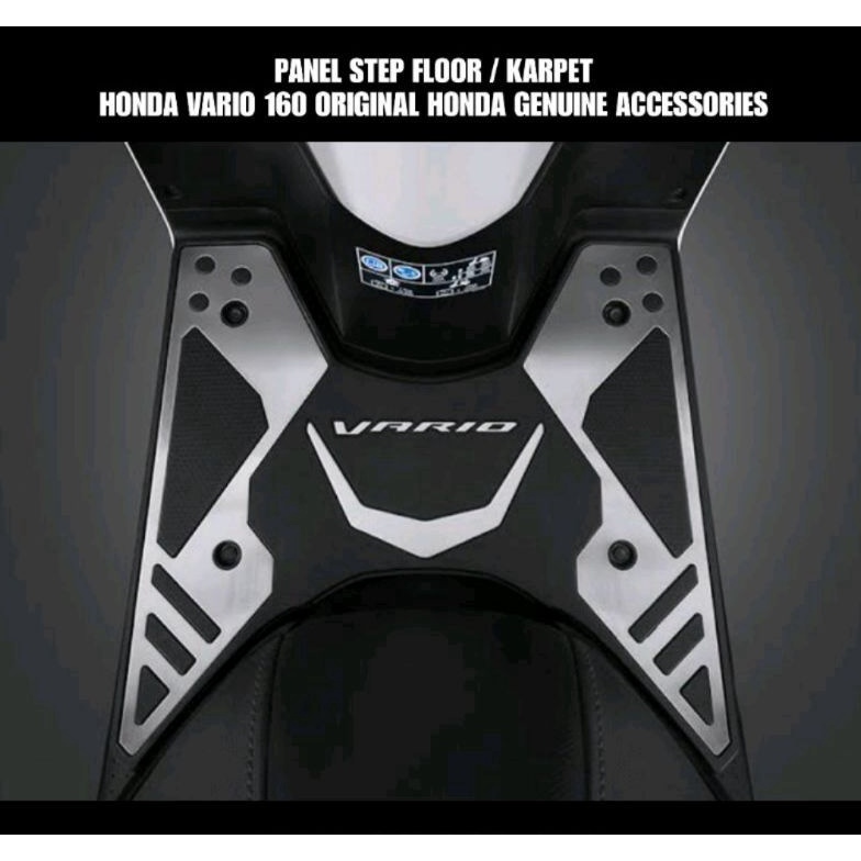 Jual KODE U24L Karpet Alas Pijakan Kaki Vario 16 Original Panel Step Floor AHM Honda Double Tape ...