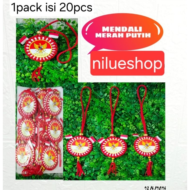 Jual mendali merah putih buat hadiah lomba perayaan 17 agustus | Shopee ...
