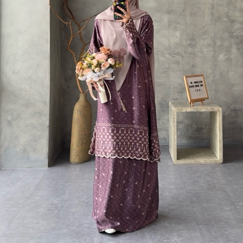 Jual Rahayu One Set Melayu | Kurung Melayu | By falba | Shopee Indonesia